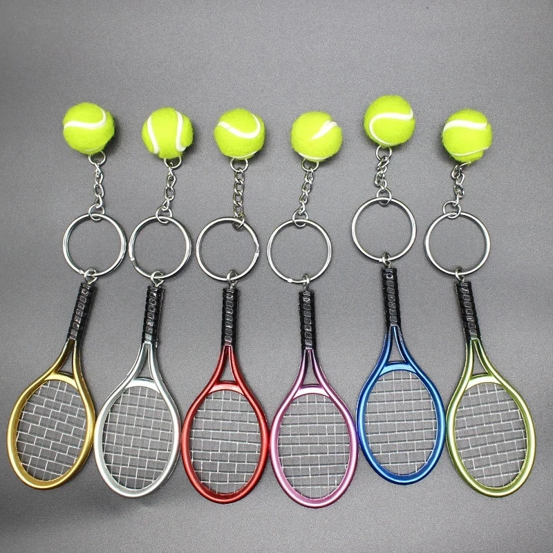 Wholesale Mini Tennis Ball Keychains - Promotional Gift Key Ring, PVC ...