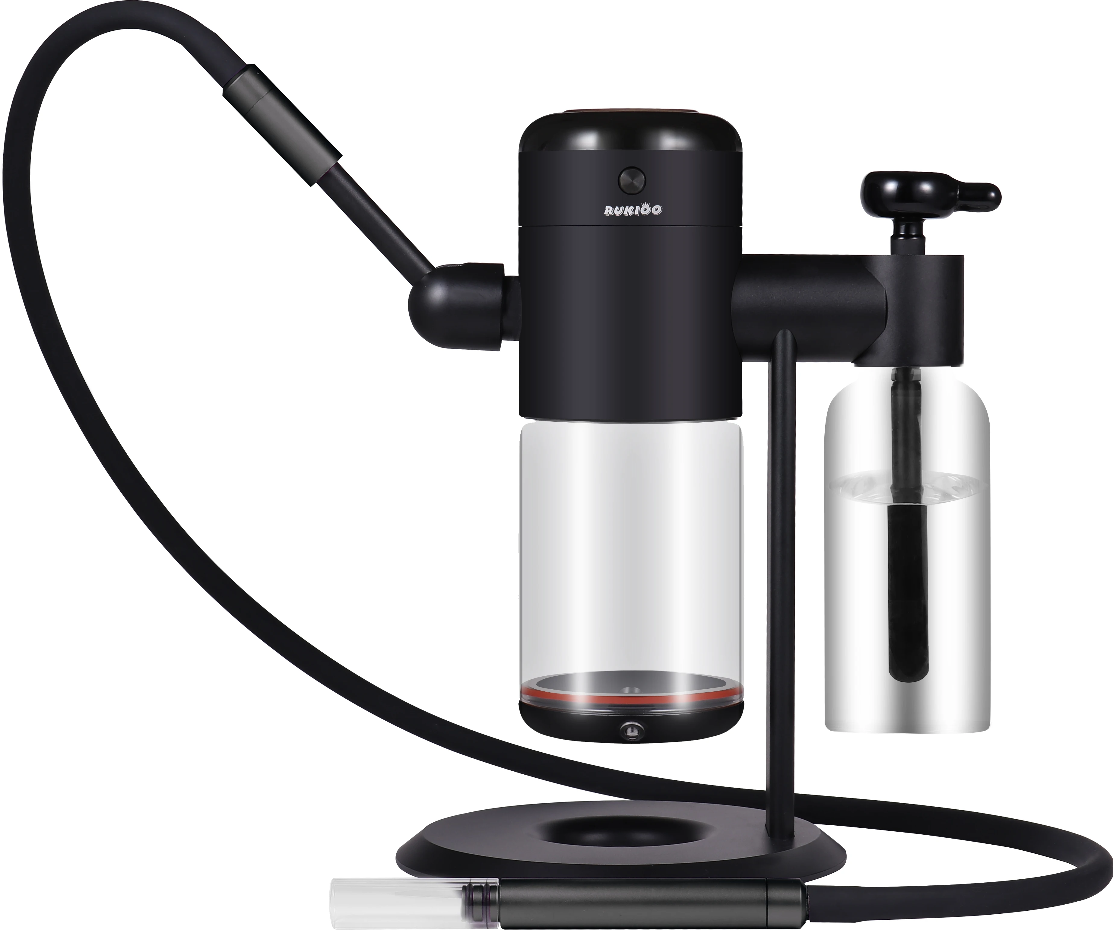 Rukioo New Design Led Light Voice Control Hookah 3 Functions Gift Box ...