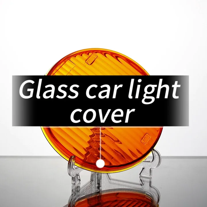China Supplier Molded Tempered Yellow Headlight Glass Lens Cover - Buy ...