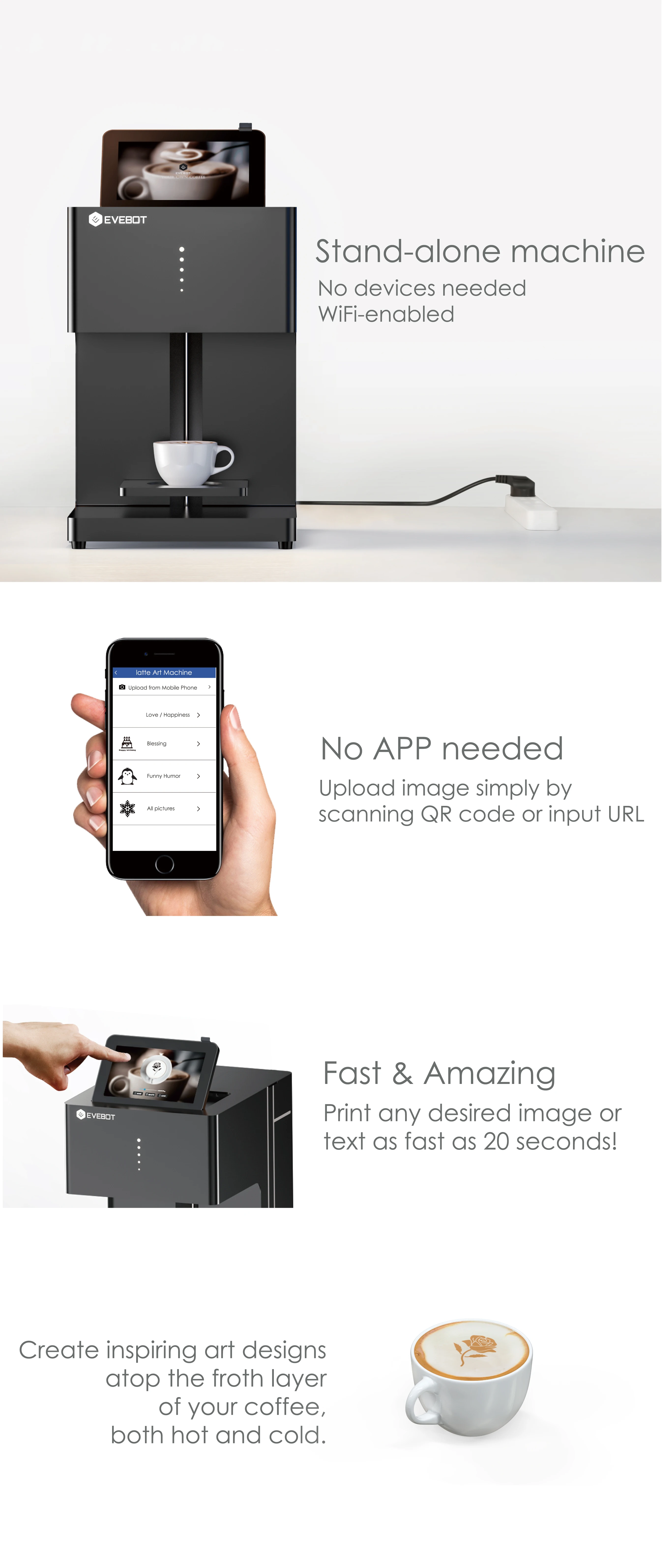 Evebot Edible Printer Cake Printing Machine Edible Printing Machine ...