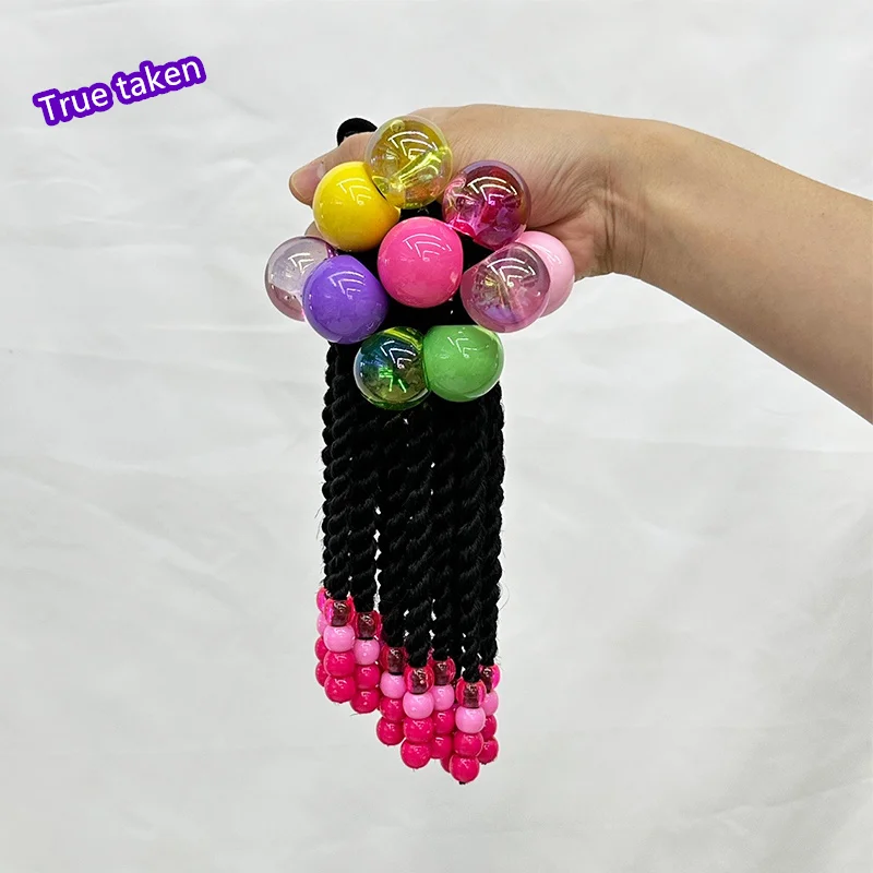 Vivian Kids Hair Ballies Extension with Bow and Beads