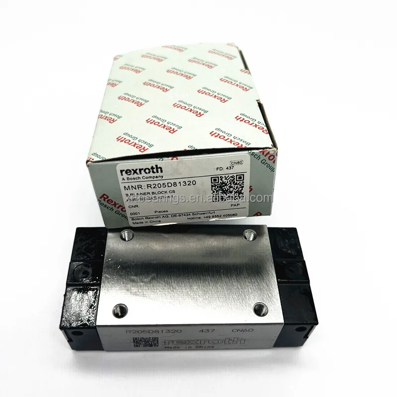Original Rexroth Linear Guideway R205d12420 Linear Ball Runner Bearing ...