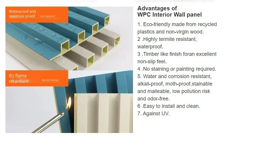 Wooden Grain Wpc Wall Panel Pvc - Buy Wpc Wall Panel/wpc Wall Panel ...