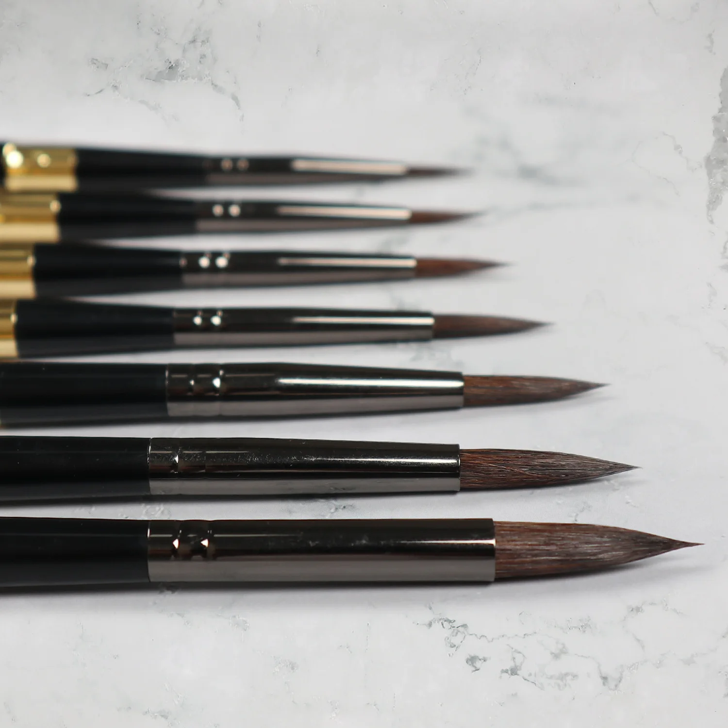 1pcs Single Portable Mink-hair Detail Watercolor Painting Brushes Mini ...