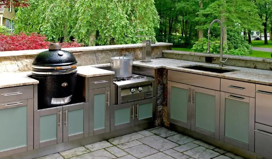 Vermont Luxury Modern Modular Prefab Built in Portable BBQ Outdoor ...