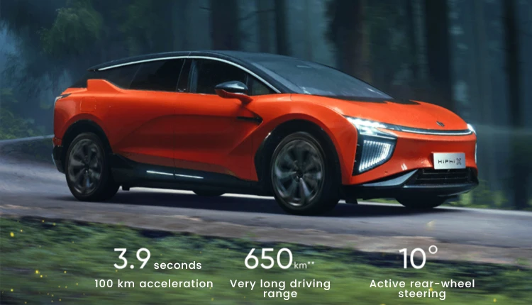 Auto Hiphi X 2022 Midsize Large Suv Car Pure Electric New Hiphi X Electric Car 6 Seat Long ...