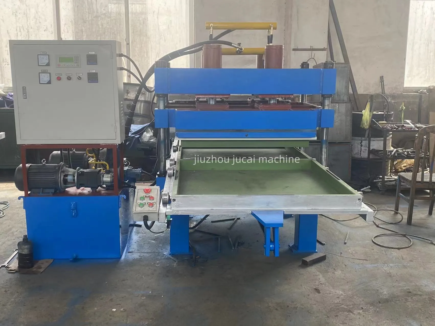 Recycled Rubber Floor Tile Making Machine - Jucai PLC Motor Core Components
