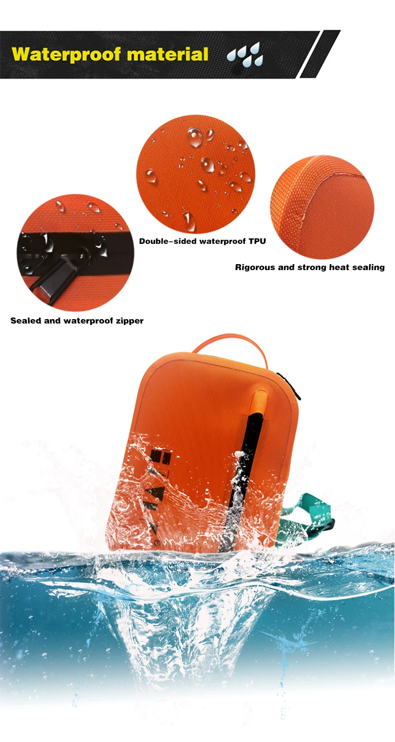 Custom Camping Hiking Water-proof Backpack 500d Pvc Recycle Waterproof ...
