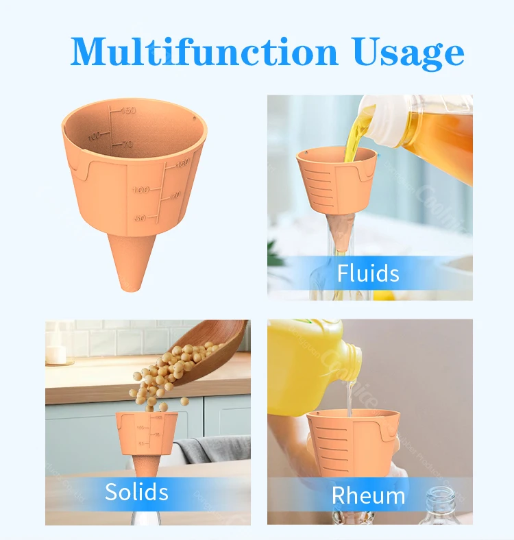 Eco Friendly Products 2024 Kitchen Gadgets Durable Funnel for Filling ...