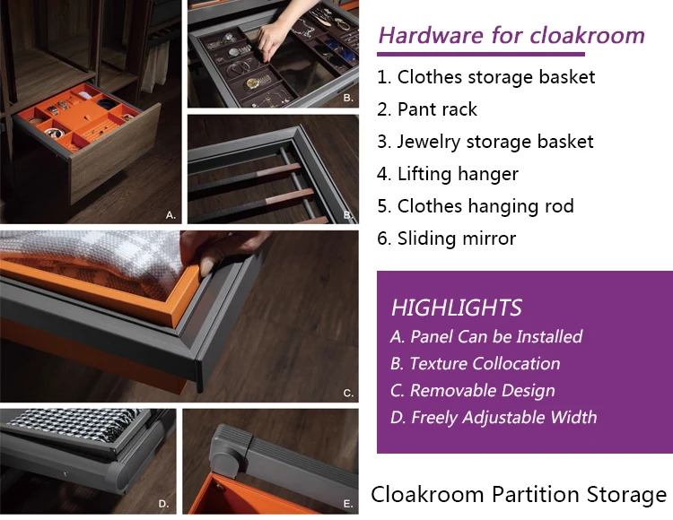 Luxury Bespoke Wardrobe Sliding Storage Pull Out Leather Wardrobe ...