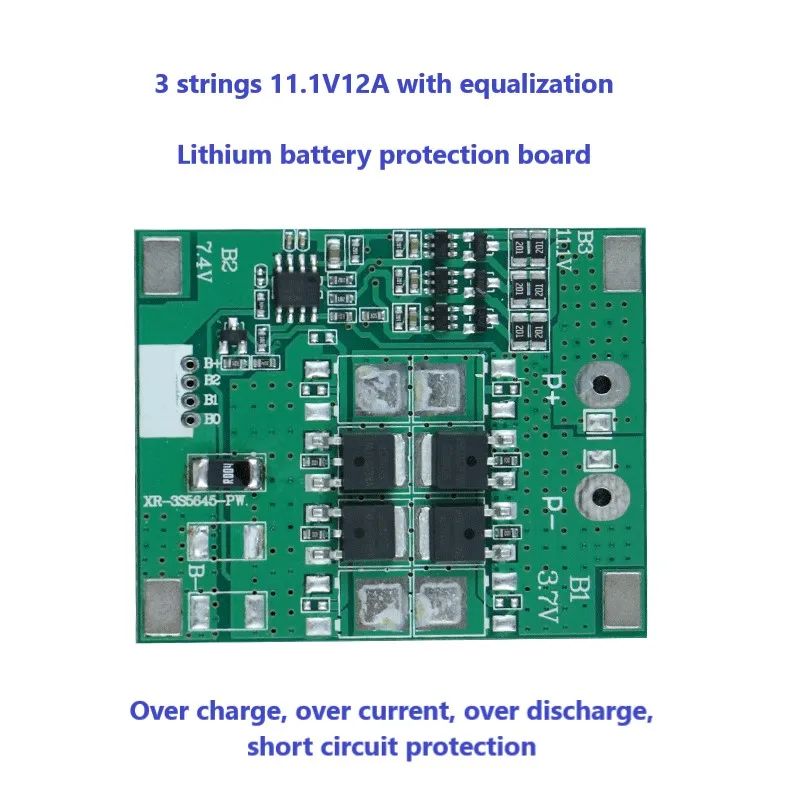 3S BMS for Lithium Ion Cells - Battery Protection Board