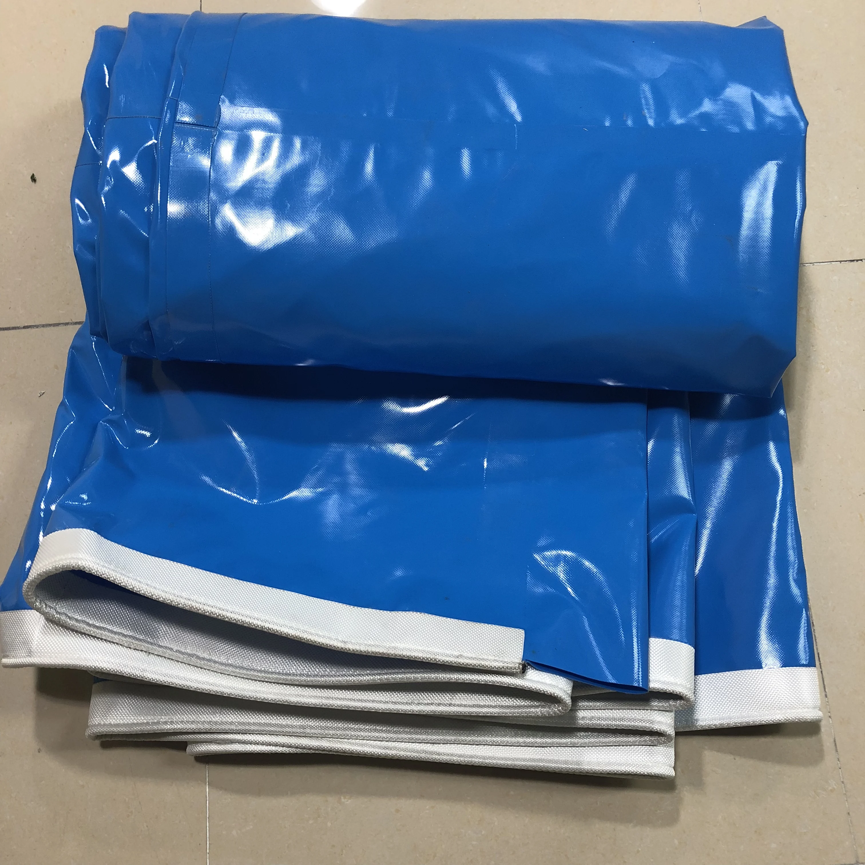 Swimming Pool Liner Material Vinyl Plastic Ocean Blue PVC