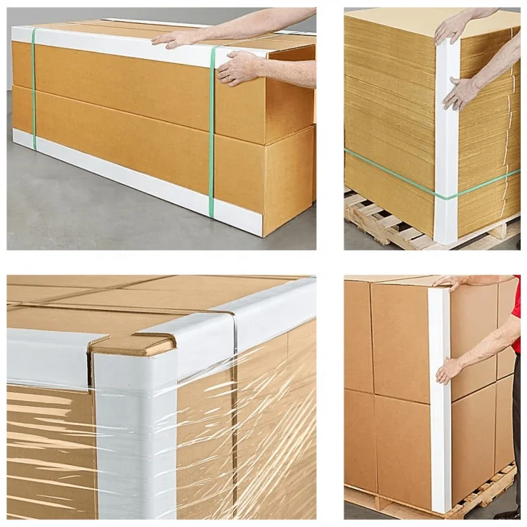 Strong L-shape Cardboard Corner Pallet Edge Pallet Paper Corner ...