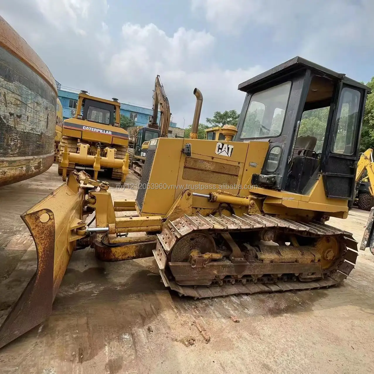 Small Cheap Mini Caterpillar D4C D4 Used Crawler Dozer CAT D3C D6G D7H ...
