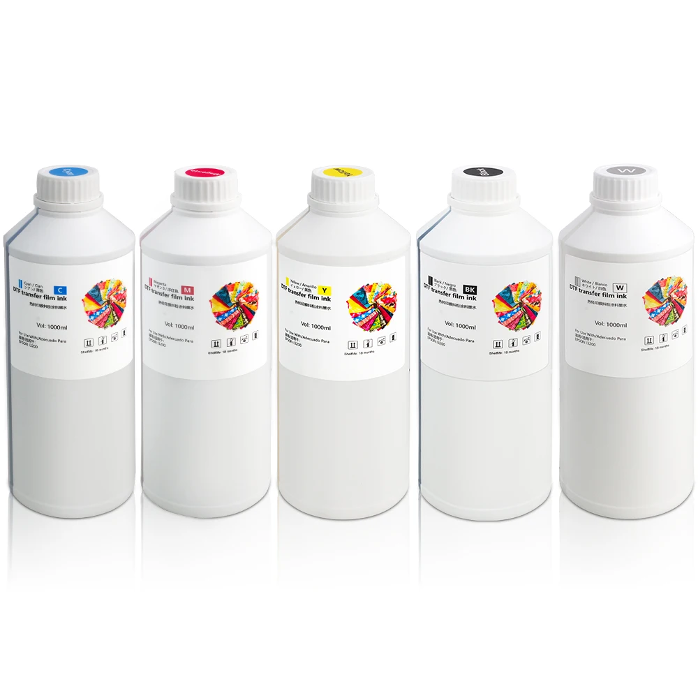 1000ML DTF INK for Epson DX5 DX6 DX7 XP600 I3200 Printhead F2100 F3070 ...