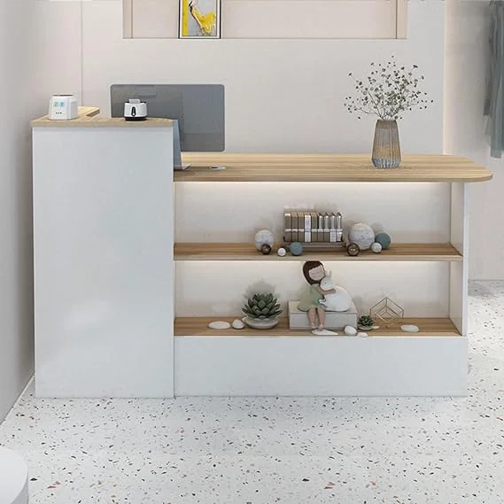 Reception Counter Wooden Reception Desk - Durable & Stylish