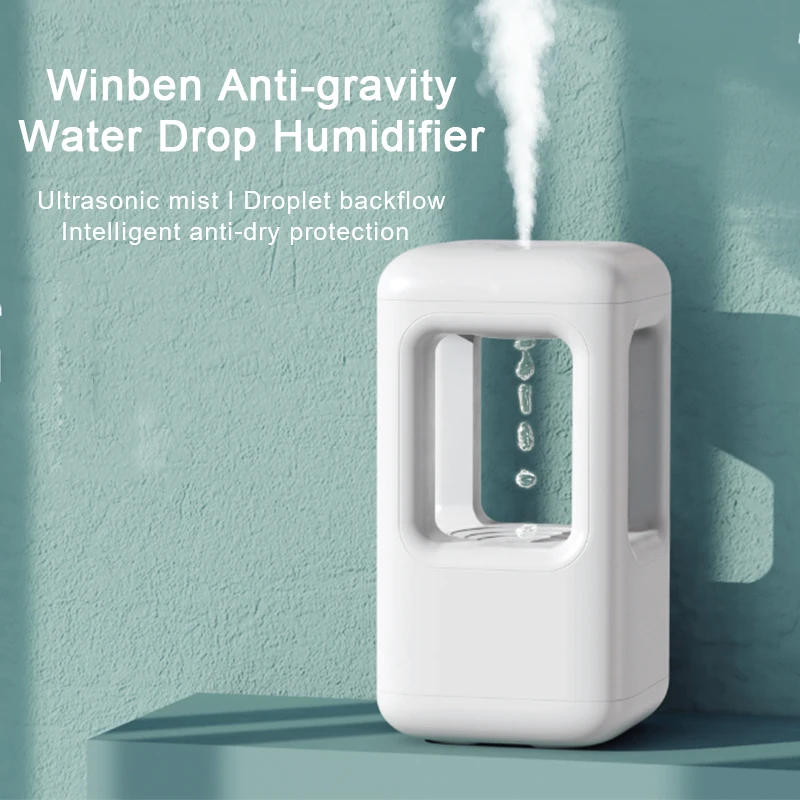Anti Gravity Water Drop Humidifier - Portable & Efficient