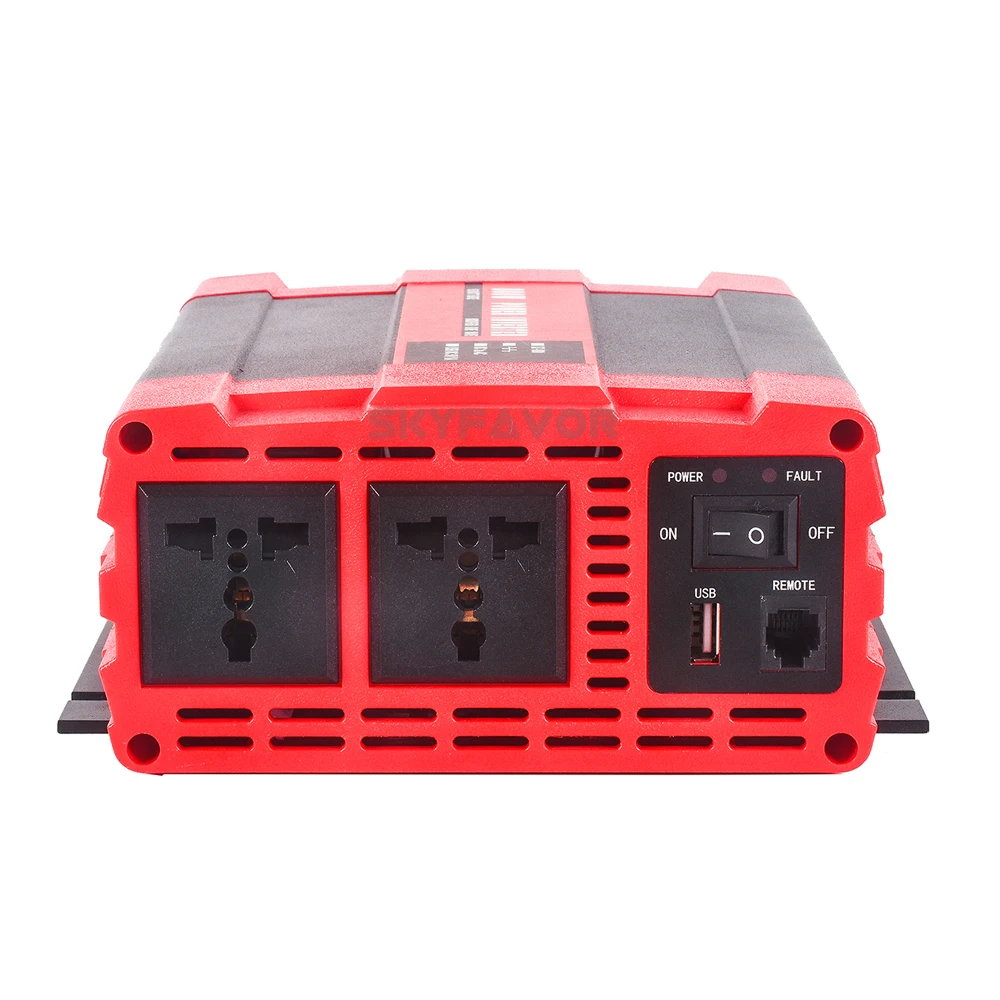 1500W Modified Pure Sine Wave Inverter 12V 24V DC to AC 110V 230V ...