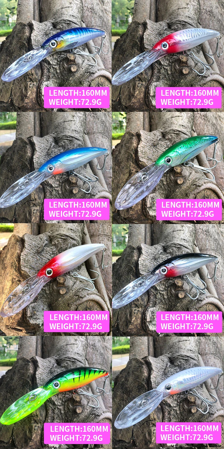 Heavy Tuna Fishing Minnow - Deep Diving Bait for Trolling