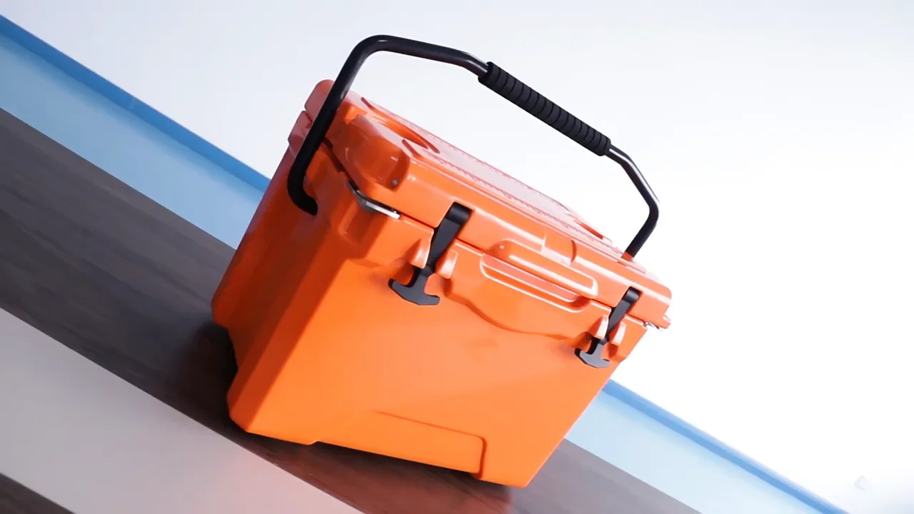 Insulated Plastic And Pu Foam Cooler Box,Pe Material Outdoor Rotomolded ...