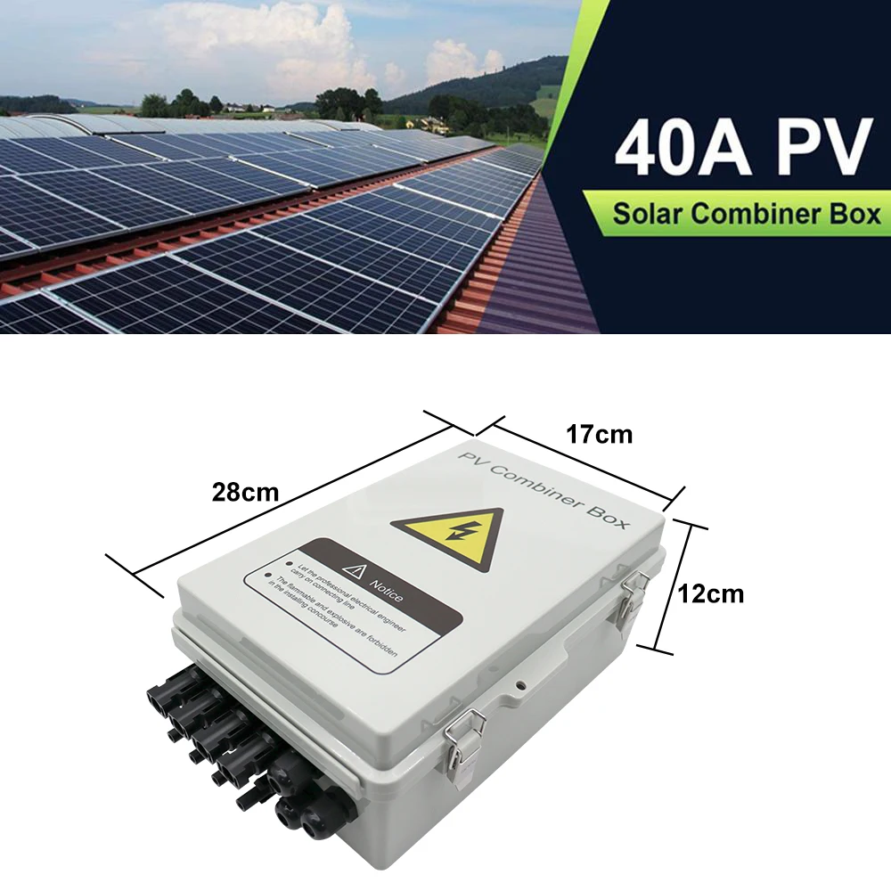 4 String PV Combiner Box - IP65 Waterproof Solar Solution