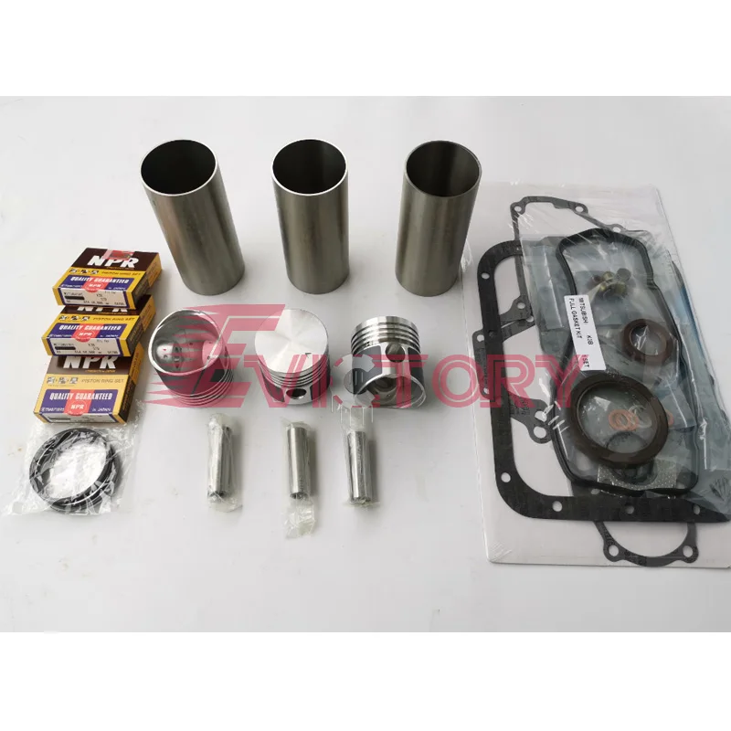 三菱D04 D04FR D04EG D04FDピストンエンジンオーバーホールパーツキット用| Alibaba.com