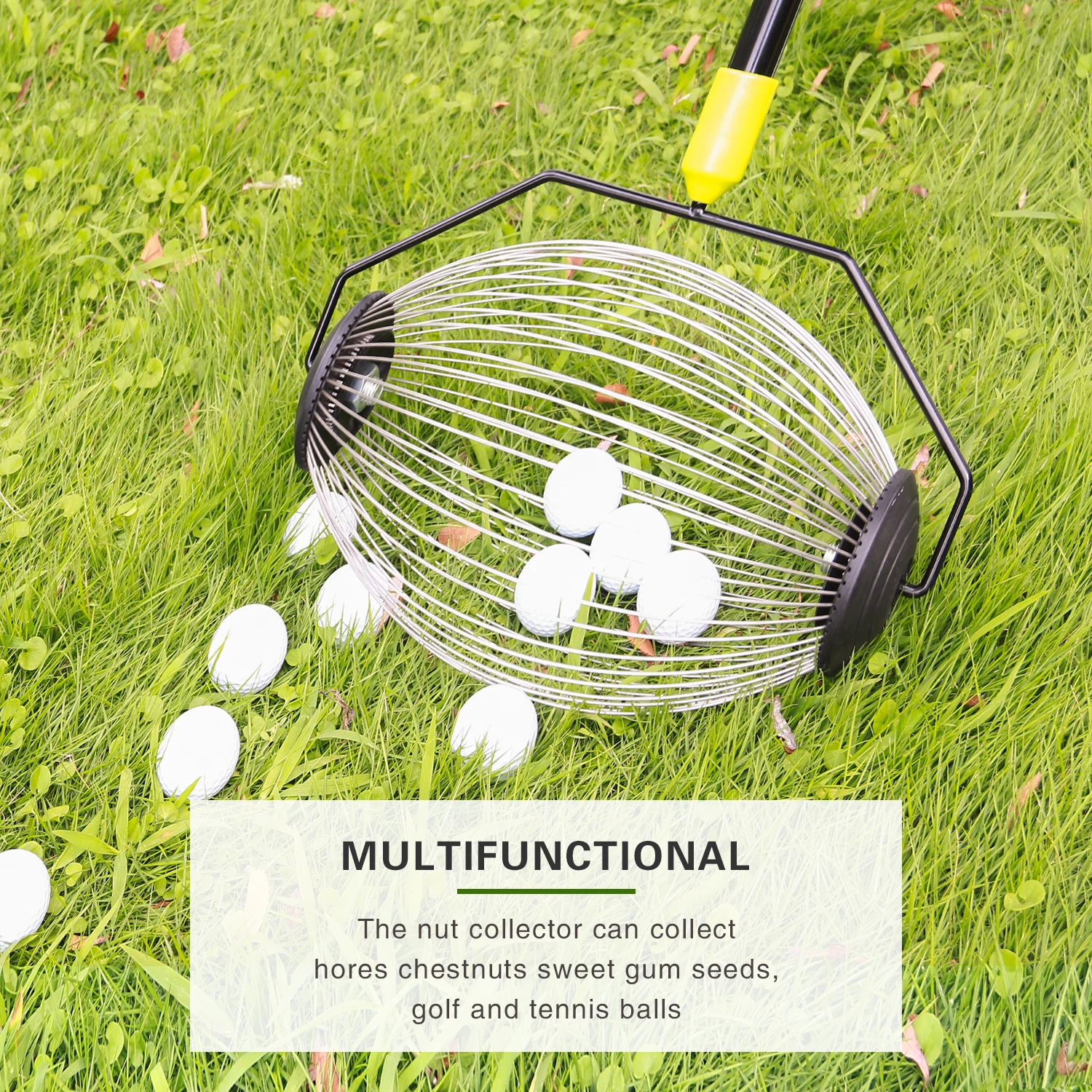 Simple Operation Durable Multifunction Long Handle Ball Pickers Garden ...
