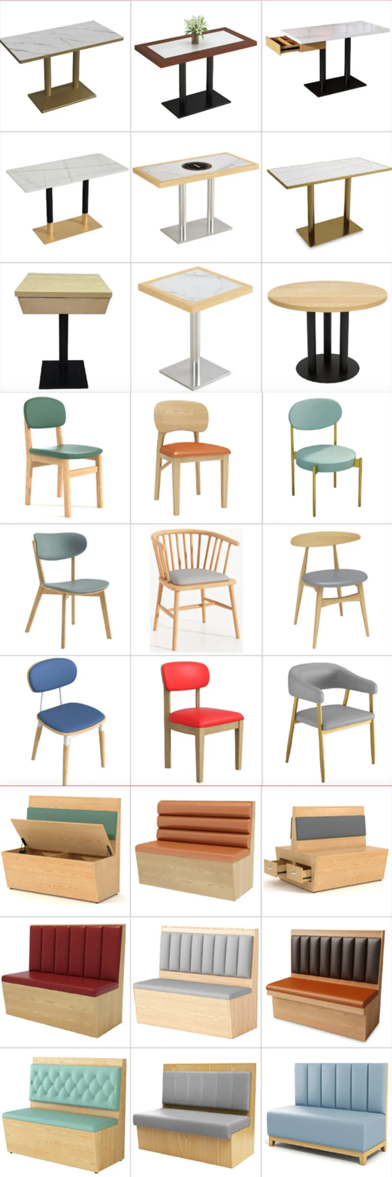 Fast Food Tables - Stylish & Functional Restaurant Furniture