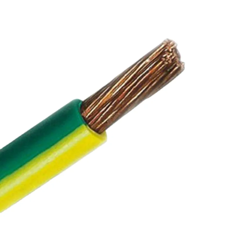 Sólido conductor de cobre aislado de PVC eléctrico Flexible cables de ...