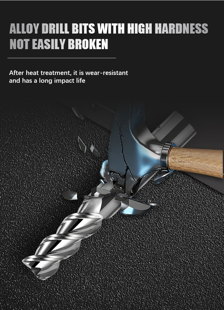 Cnc Cutter Tool High Speed Compression Milling Cutter End Mill Alloy ...