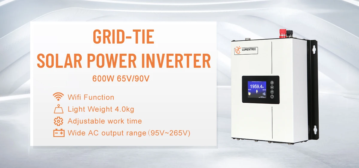 Lumentree 600w Grid Tie Solar Inverter for Home Use