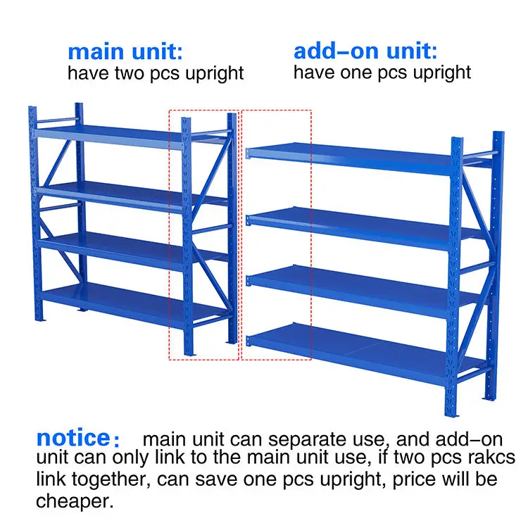 Customized Yellow Medium Duty Stacking Racks for Warehouses