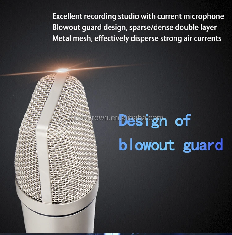 Mu-87 Condenser Microphone - Professional Karaoke Microphone