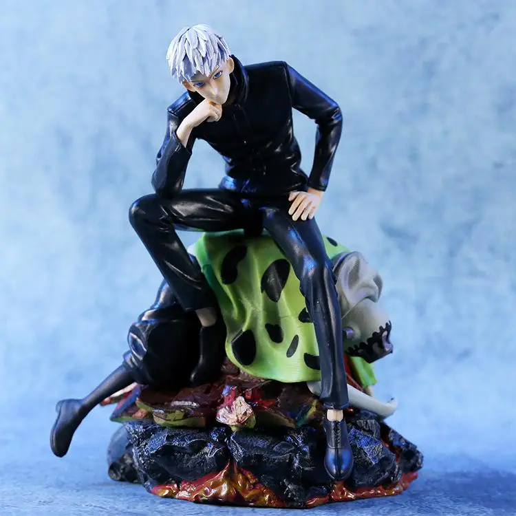 Jujutsu Kaisen 25cm Sitting Gojo Satoru Figure Pvc Dolls New Arrival ...