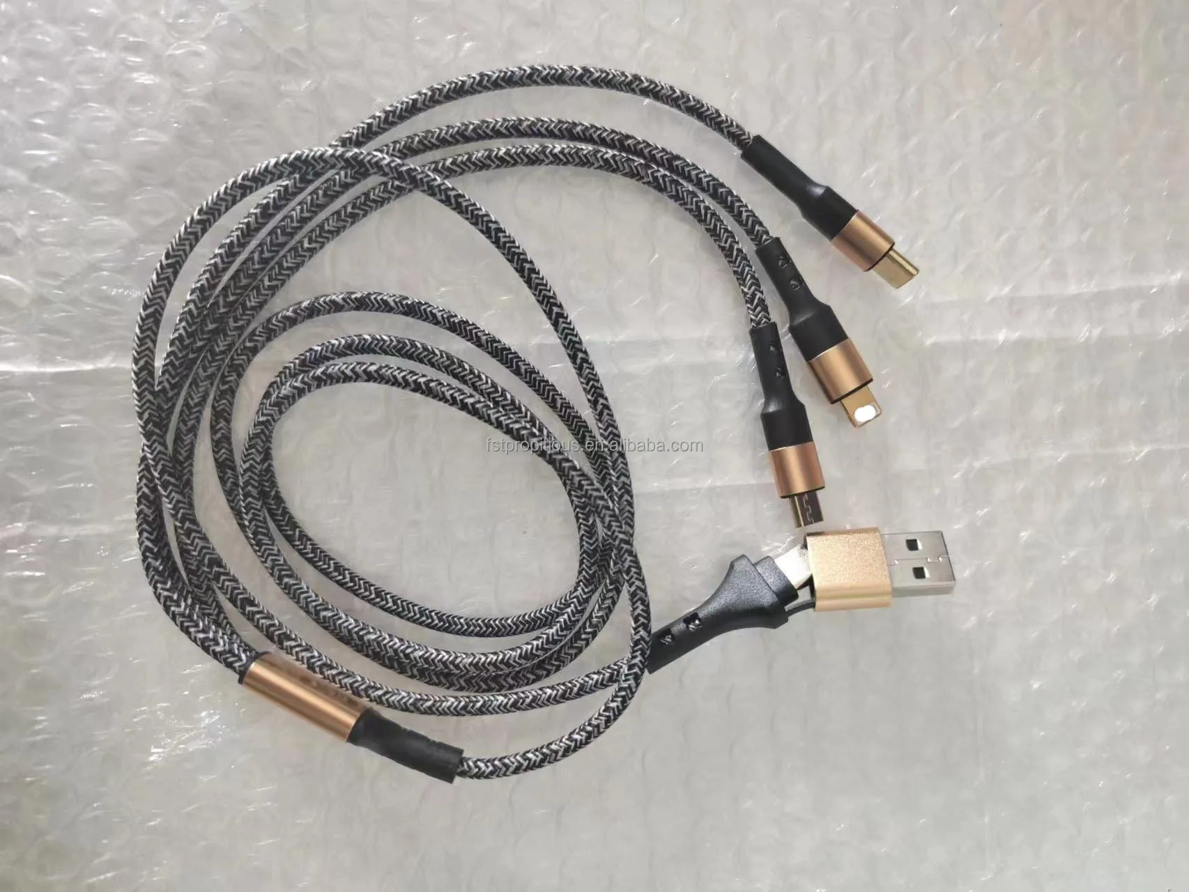 100w Fast Charger 5a Usb Charger Cable For Iphone15 Micro Usb-c Type C ...