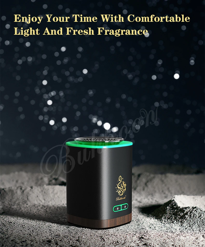 2023 New Arrival Oud Wood Bakhoor Arabic LED Electronic Incense Burner ...