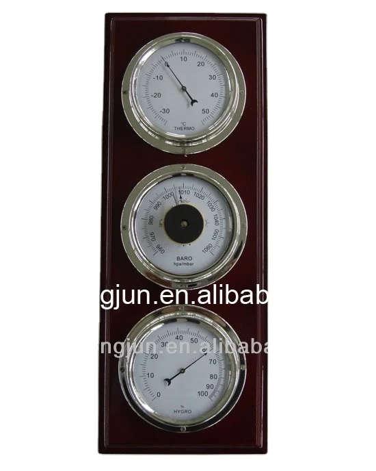 Clock Thermometer Barometer - 3 Year Warranty & Custom Support