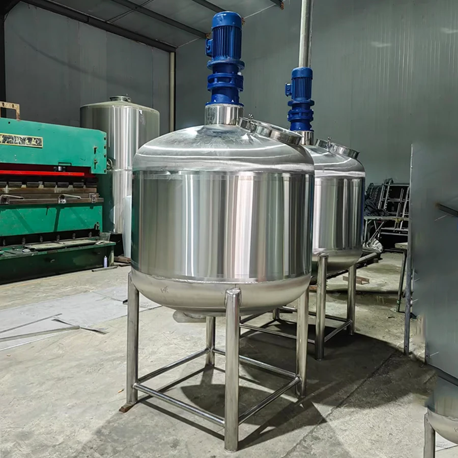 300l Chemical Heating Mixing Tank Emulsion Mixing Tank Soap Heated ...