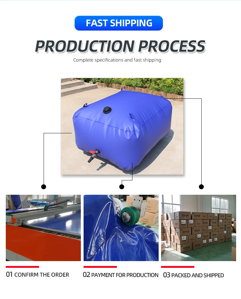 Flexible PVC Rectangular Collapsible Water Tank for Rainwater ...