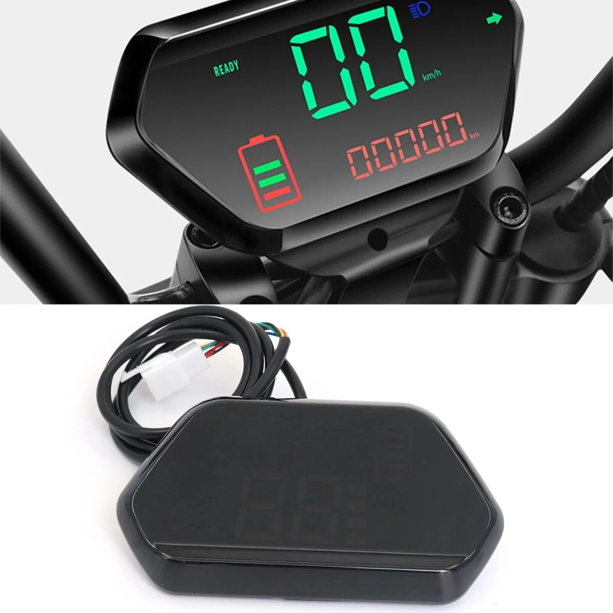 Citycoco Speedometer LED Display for 48/60/72V Electric Scooters ...