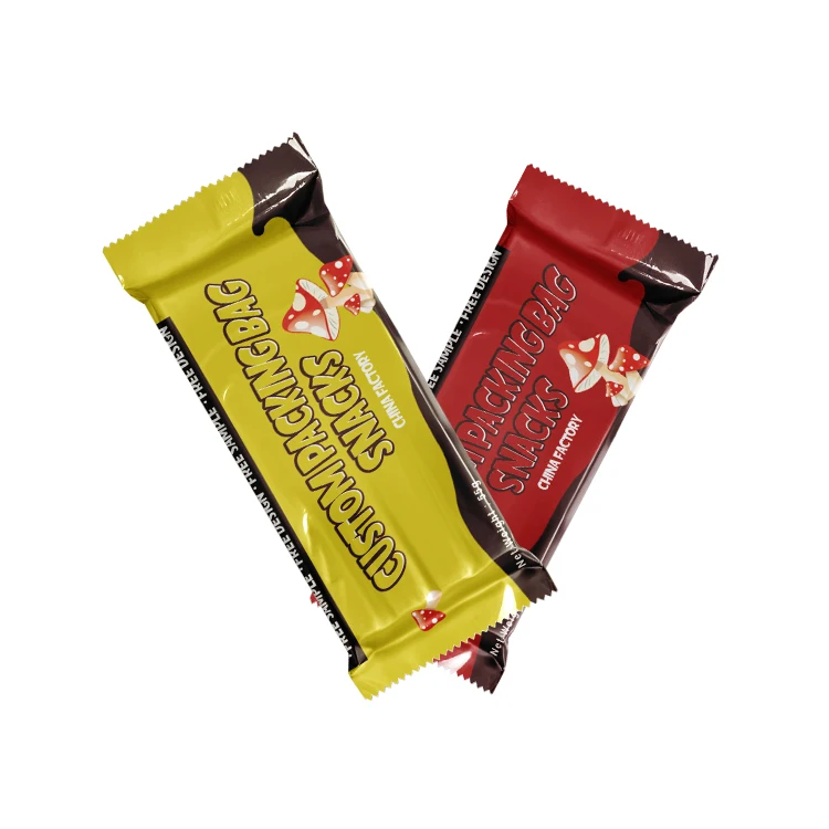 Custom Printed Heat Seal Candy Nut Protein Energy Bar Wrapper