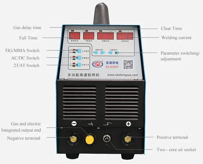 Sz-gcs07 Mini Small Welding Machine For Aluminum Metal Sheet Welding ...