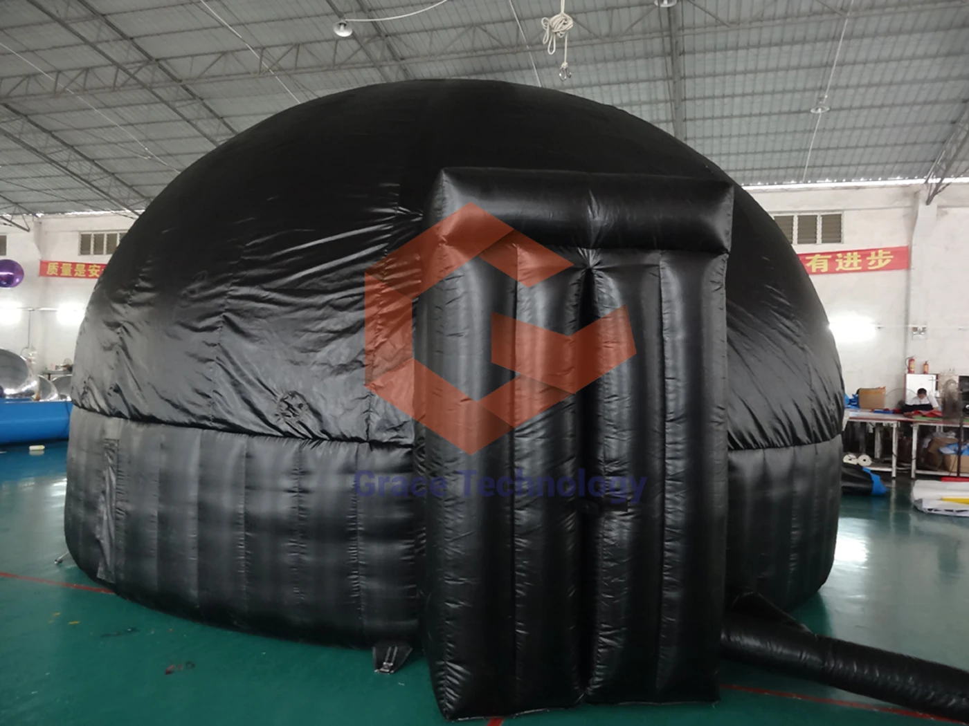 18m Large Inflatable White Projection Dome Tent For Projection Work ...