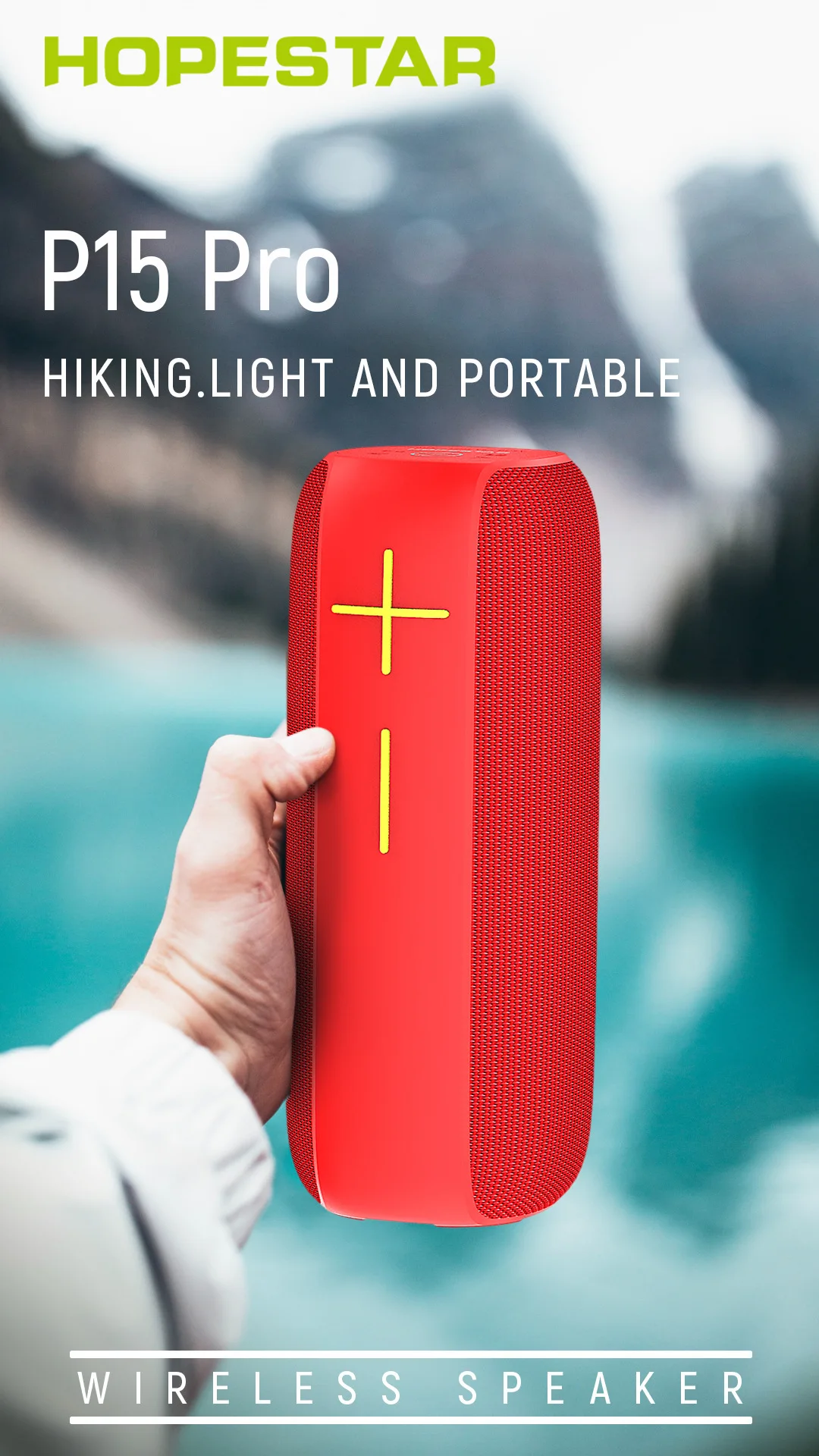 HOPESTAR P15 Pro Outdoor Waterproof for Bluetooth Speaker Portable Card ...