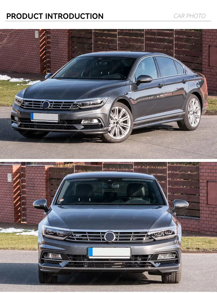 R-line Style Body Kit Facelift for Volkswagon Passat Upgrade to R-line ...