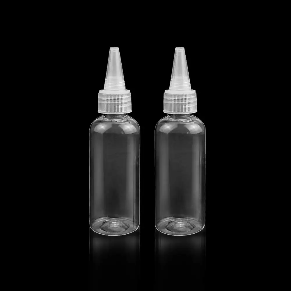 Empty Hair Oil Applicator/Sauce/pigment PET Plastic Bottle Squeeze ...