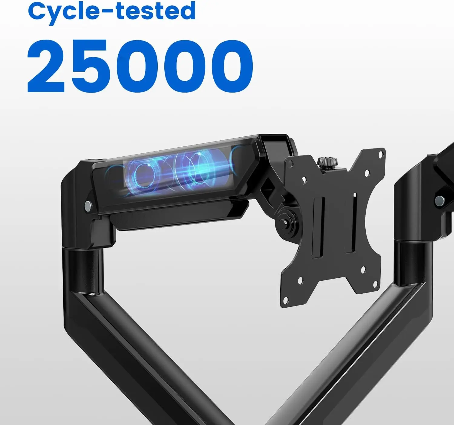 Adjustable Gas Spring Arm Monitor Mount - Support Max 32 Inch