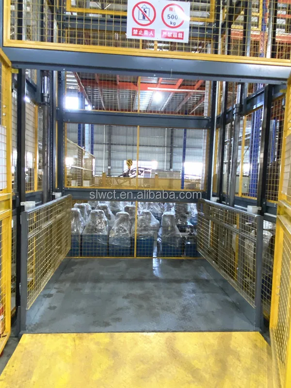 Industrial Material Construction Elevators - Hydraulic Cargo Lift Platform