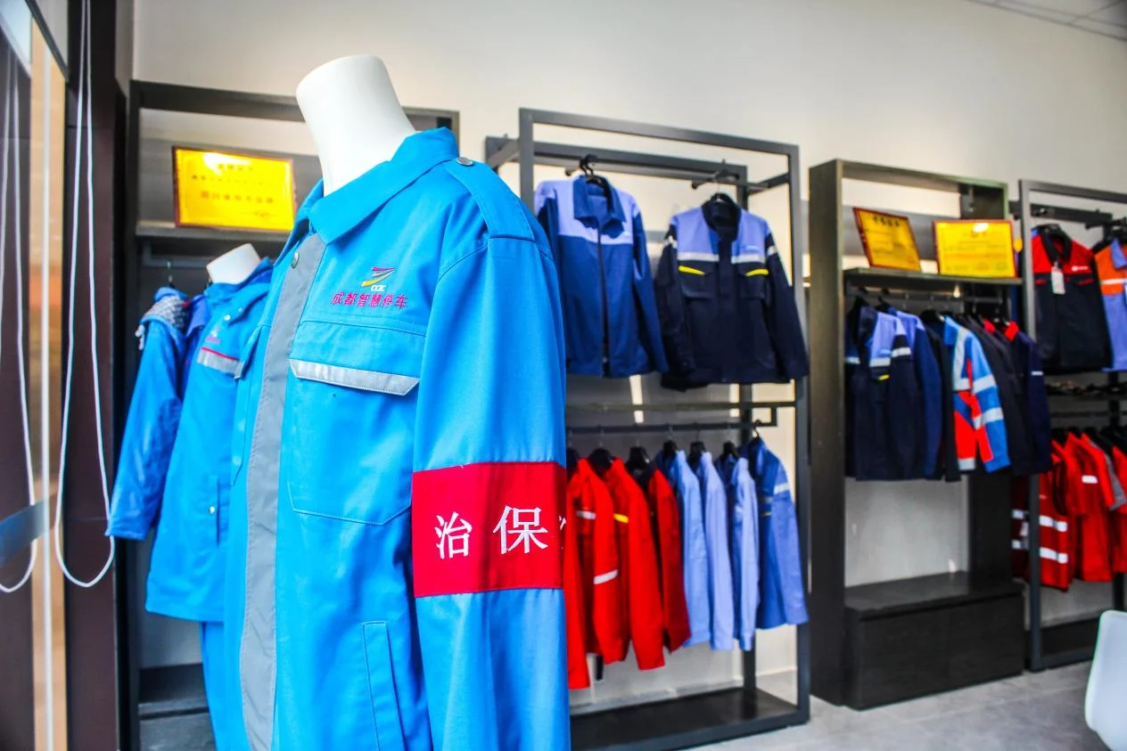 Farm Clothing Shirt Denim Overalls Reflective Engineering Uniform ...