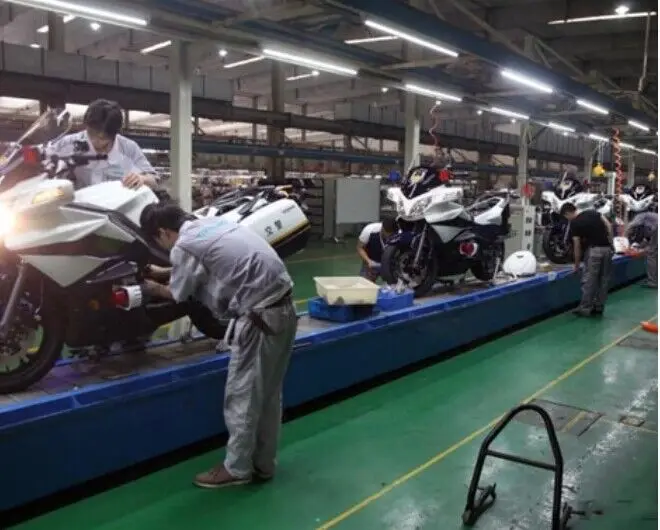 Professional Motorcycle Assembly Line - Chain Plate Conveyor